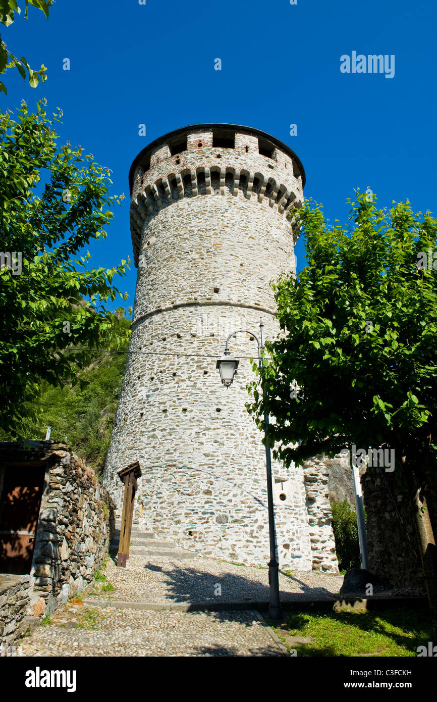 Visconteo castle, Vogogna, Piedmont, Italy Stock Photo - Alamy