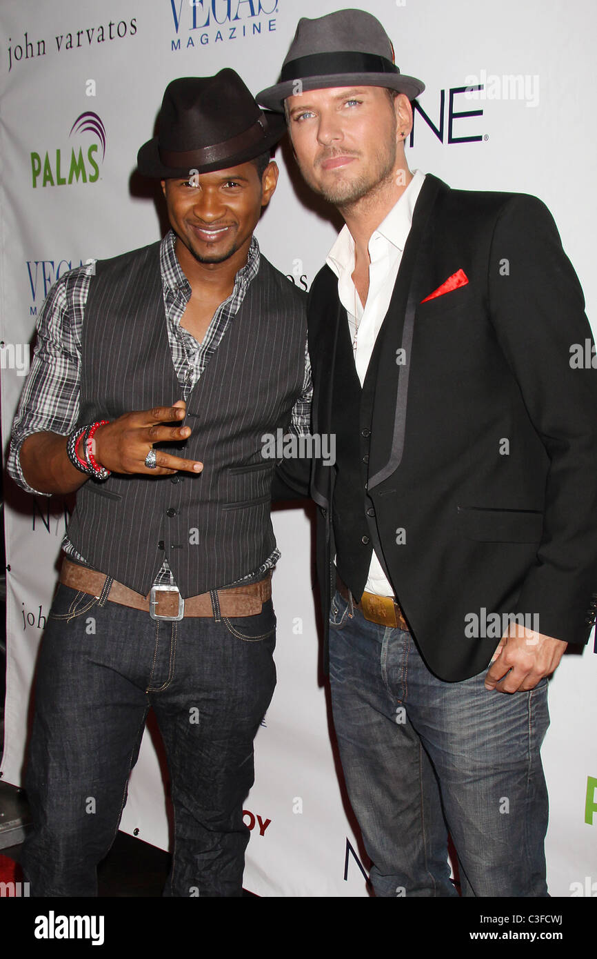 Usher Raymond, Matt Goss Vegas Magazine's July/August issue party at ...
