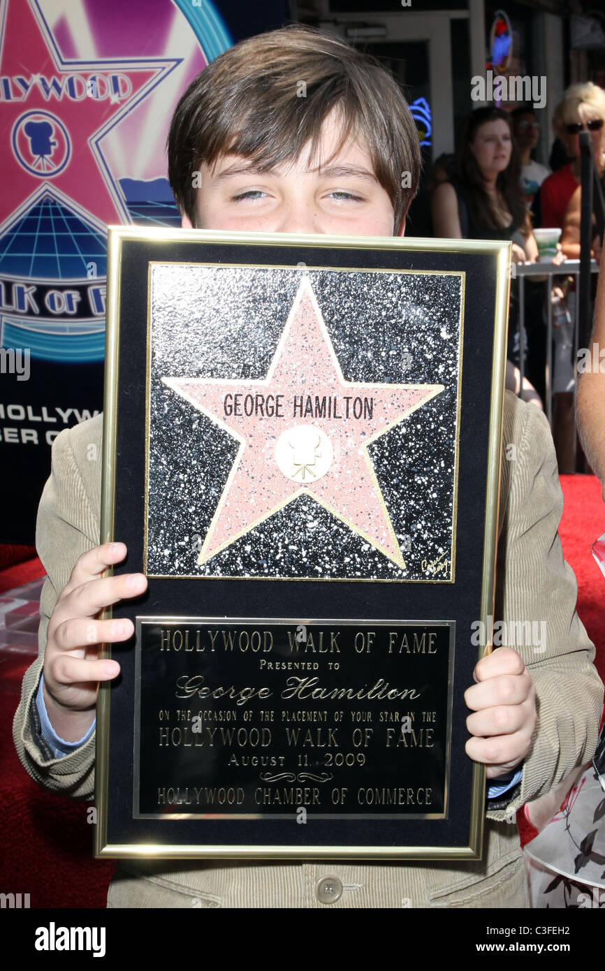 George Thomas Hamilton Hamilton's father is honored on the Hollywood ...
