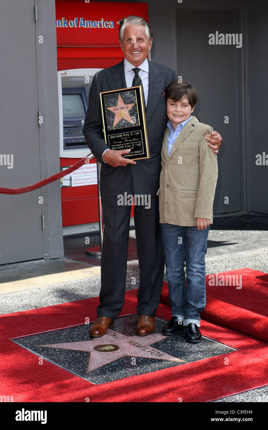 George hamilton and son george thomas hamilton hi-res stock photography ...