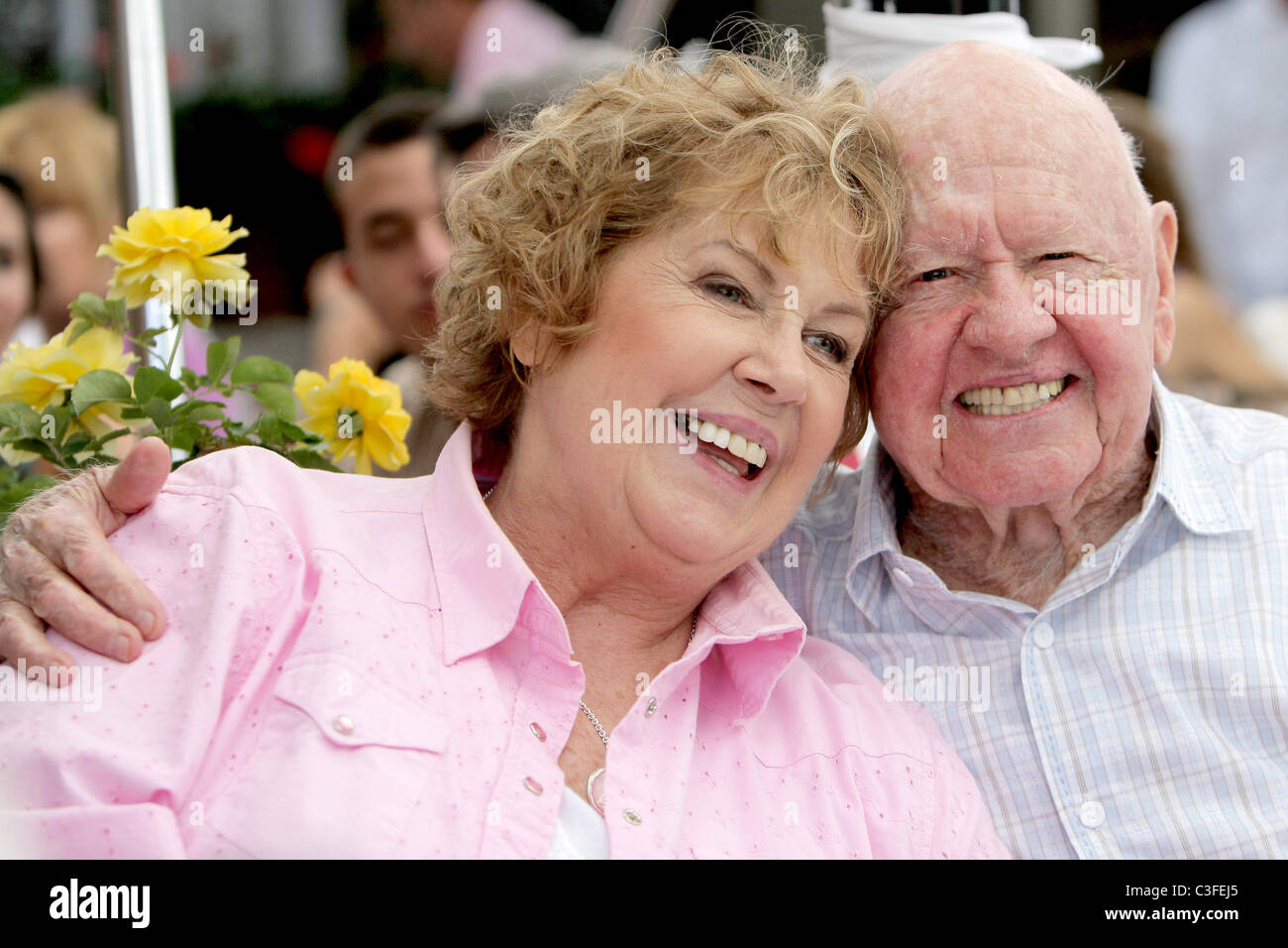 Jan Rooney and Mickey Rooney legendary actor Mickey Rooney having lunch ...