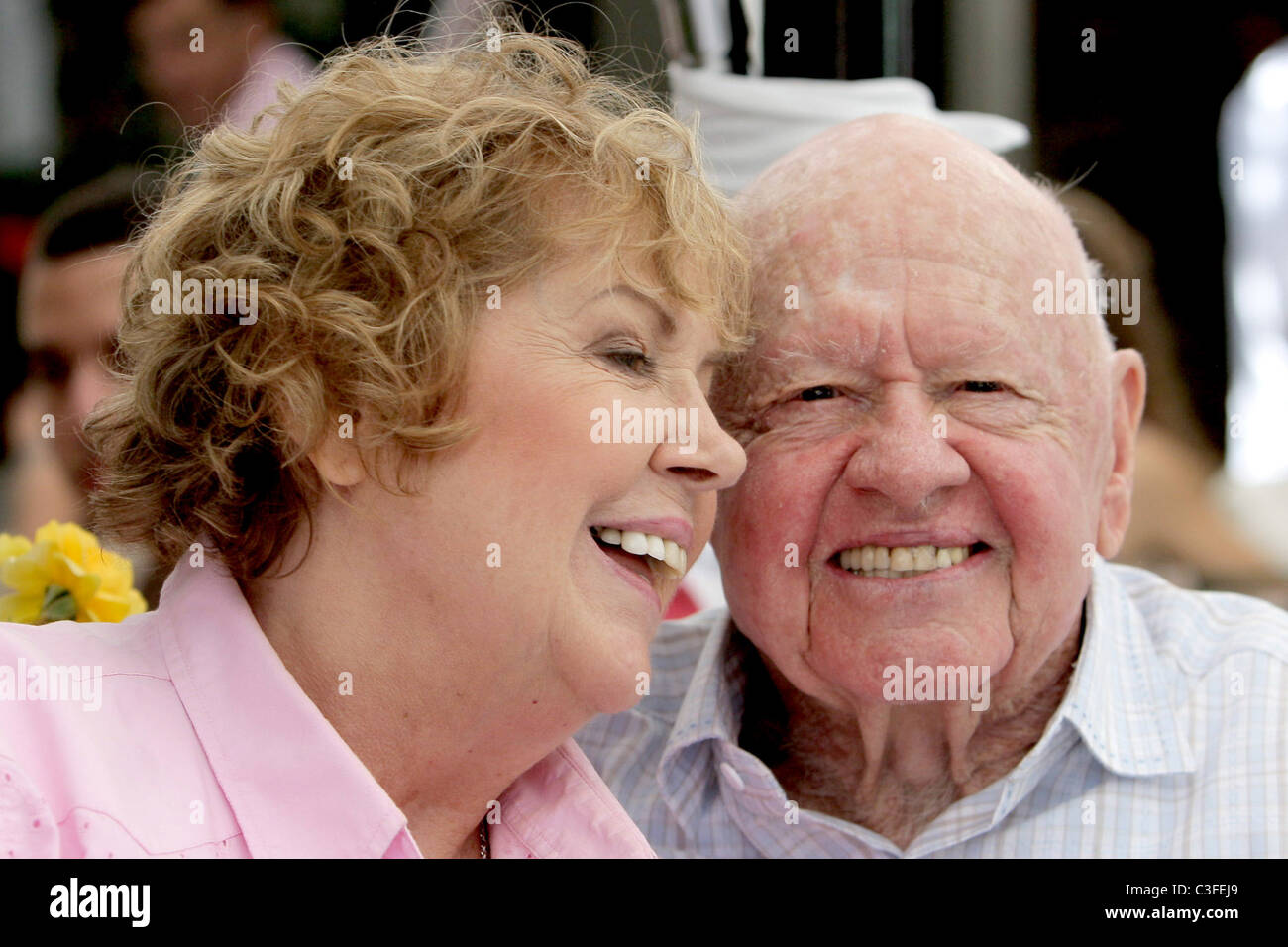 Jan Rooney and Mickey Rooney legendary actor Mickey Rooney having lunch ...
