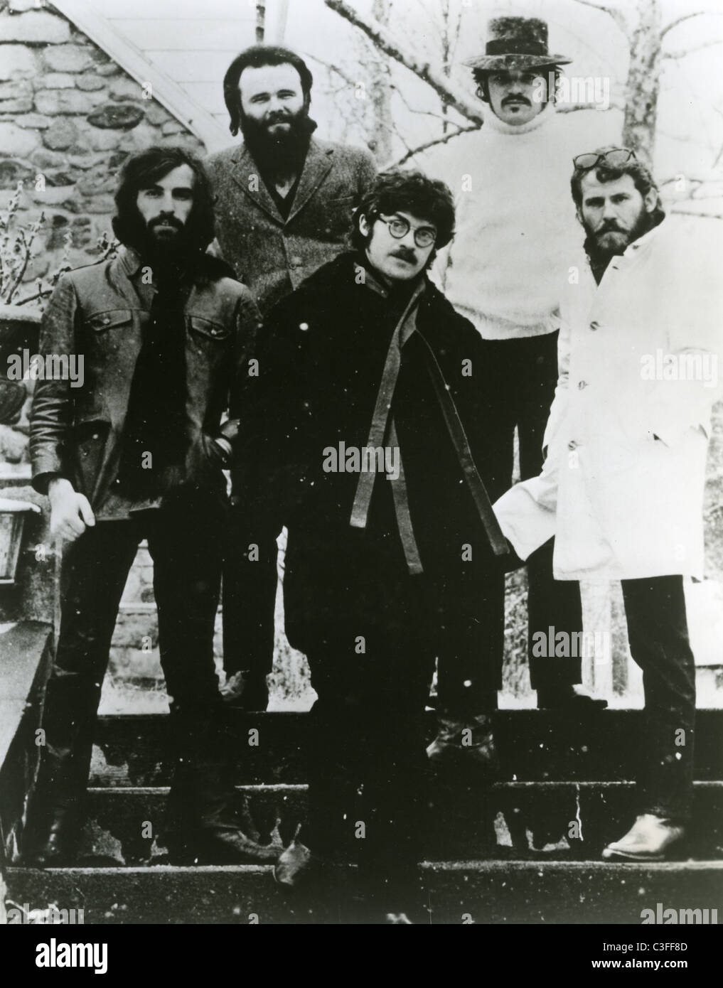 THE BAND Promotional photo of US rock group about 1975 Stock Photo - Alamy