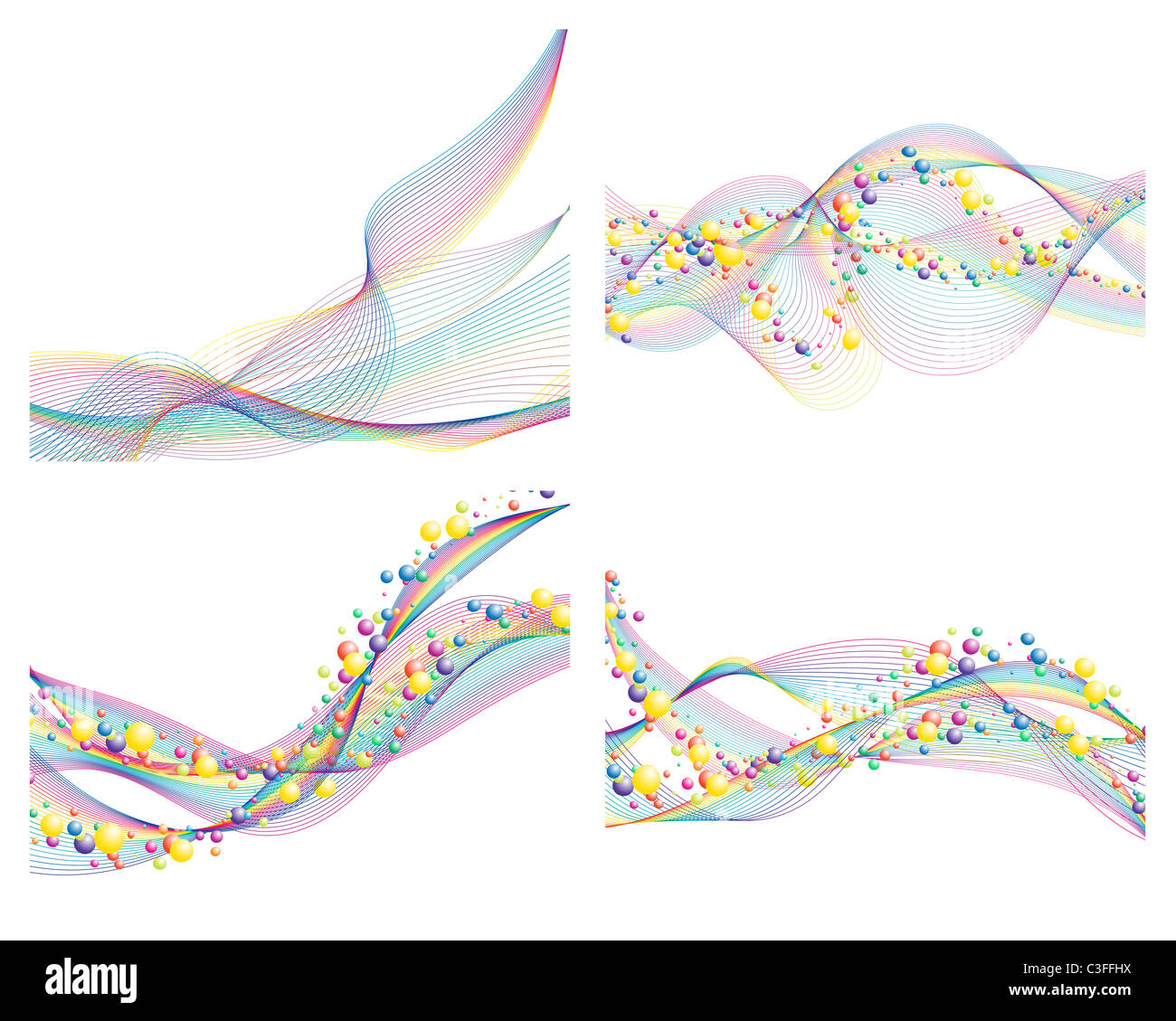 Colourful lines background for design use. Vector illustration Stock ...