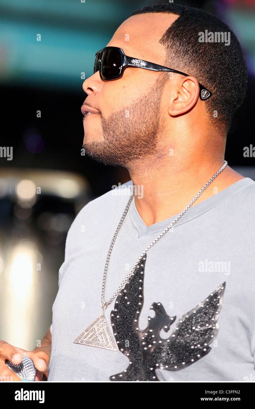 Flo Rida performing live on the 'Today Show's Summer Concert Series' at ...