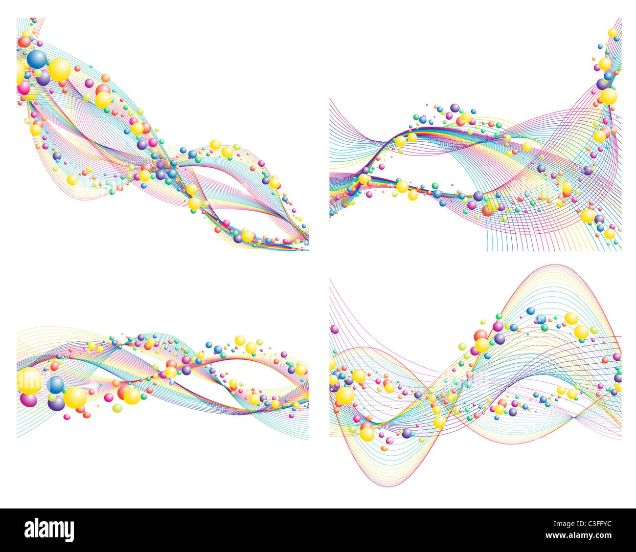 Colourful lines background for design use. Vector illustration Stock ...