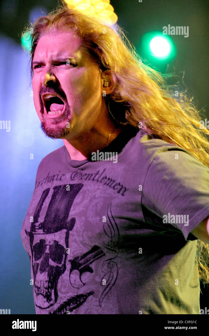 James LaBrie American progressive metal band Dream Theater performs ... James LaBrie American progressive metal band Dream Theater performs ...