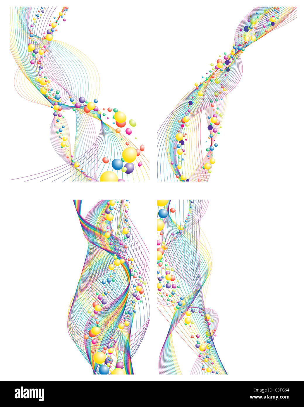 Colourful lines background for design use. Vector illustration Stock ...