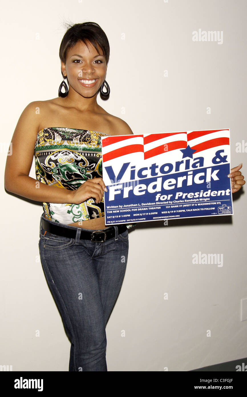 Adrienne Davis (Miss Black New York) Opening Night of 'Victoria and ...