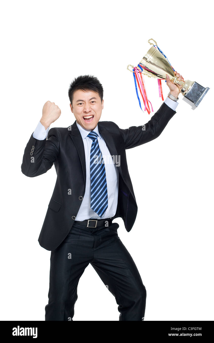 Triumphant image Cut Out Stock Images & Pictures - Alamy