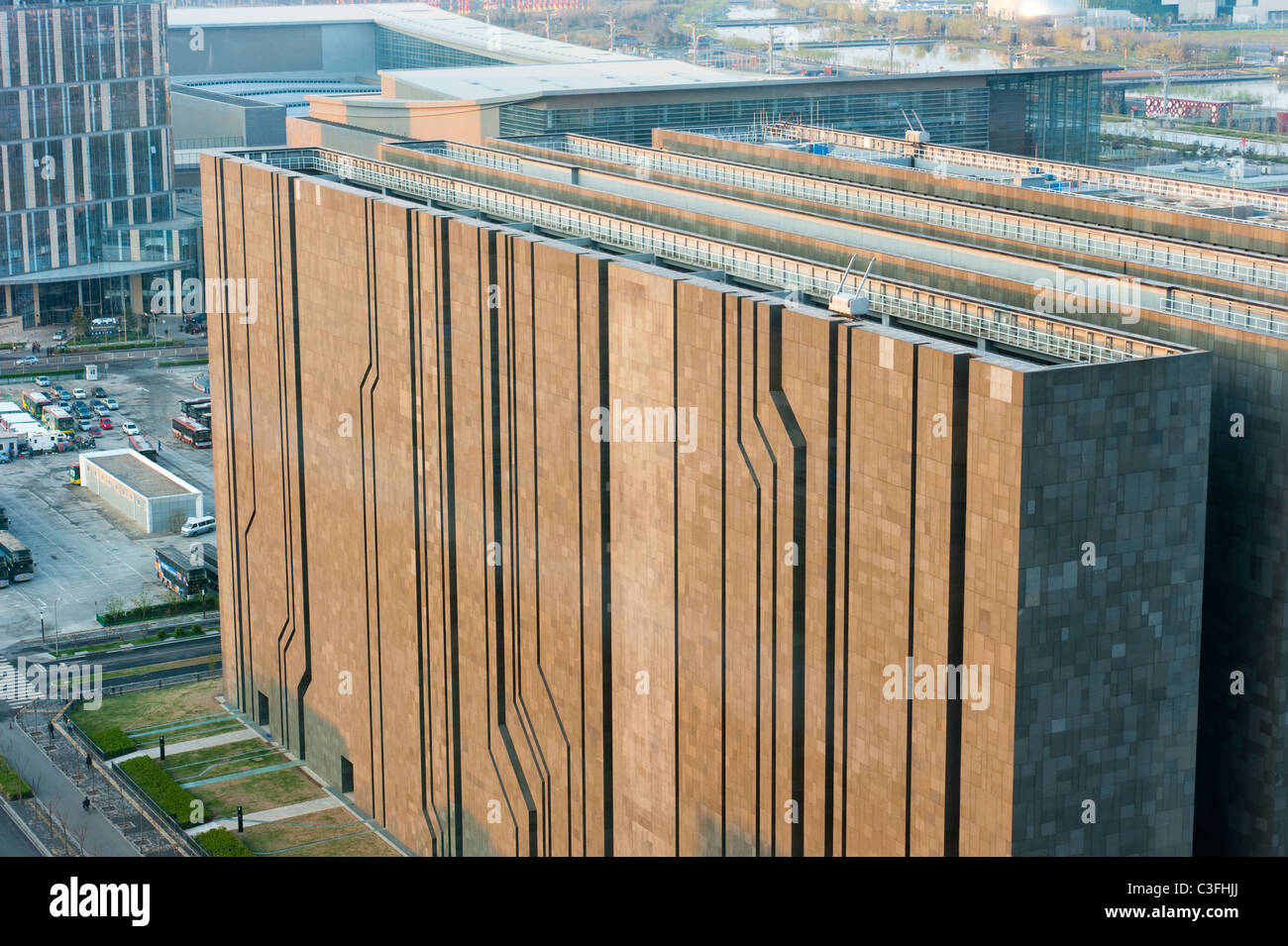 Digital Beijing building, Olympic Green server, by architect Pei Zhu ...