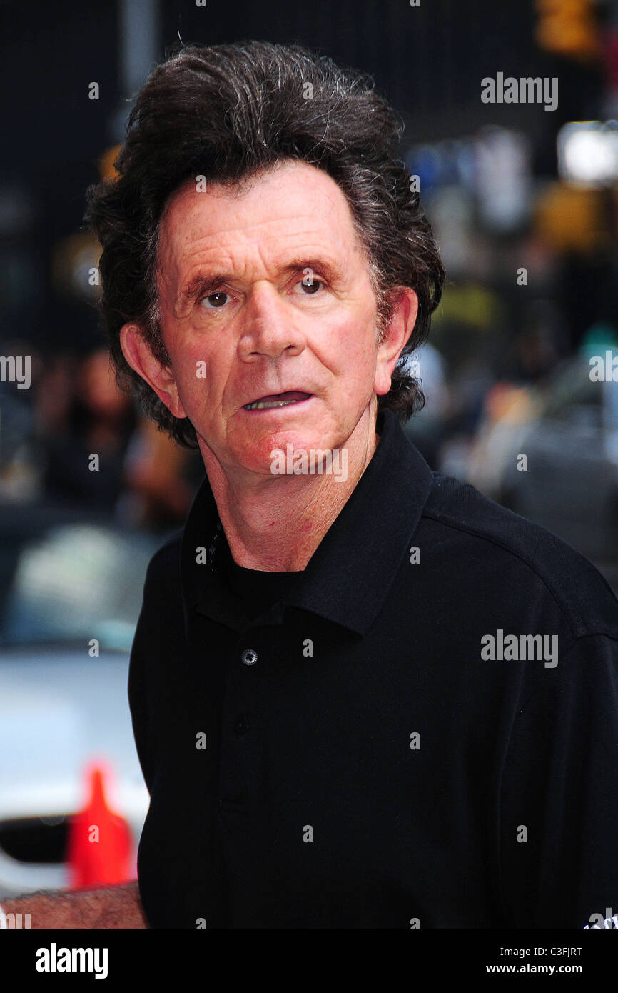 Gary Mule Deer outside the Ed Sullivan Theatre for the 'Late Show With ...