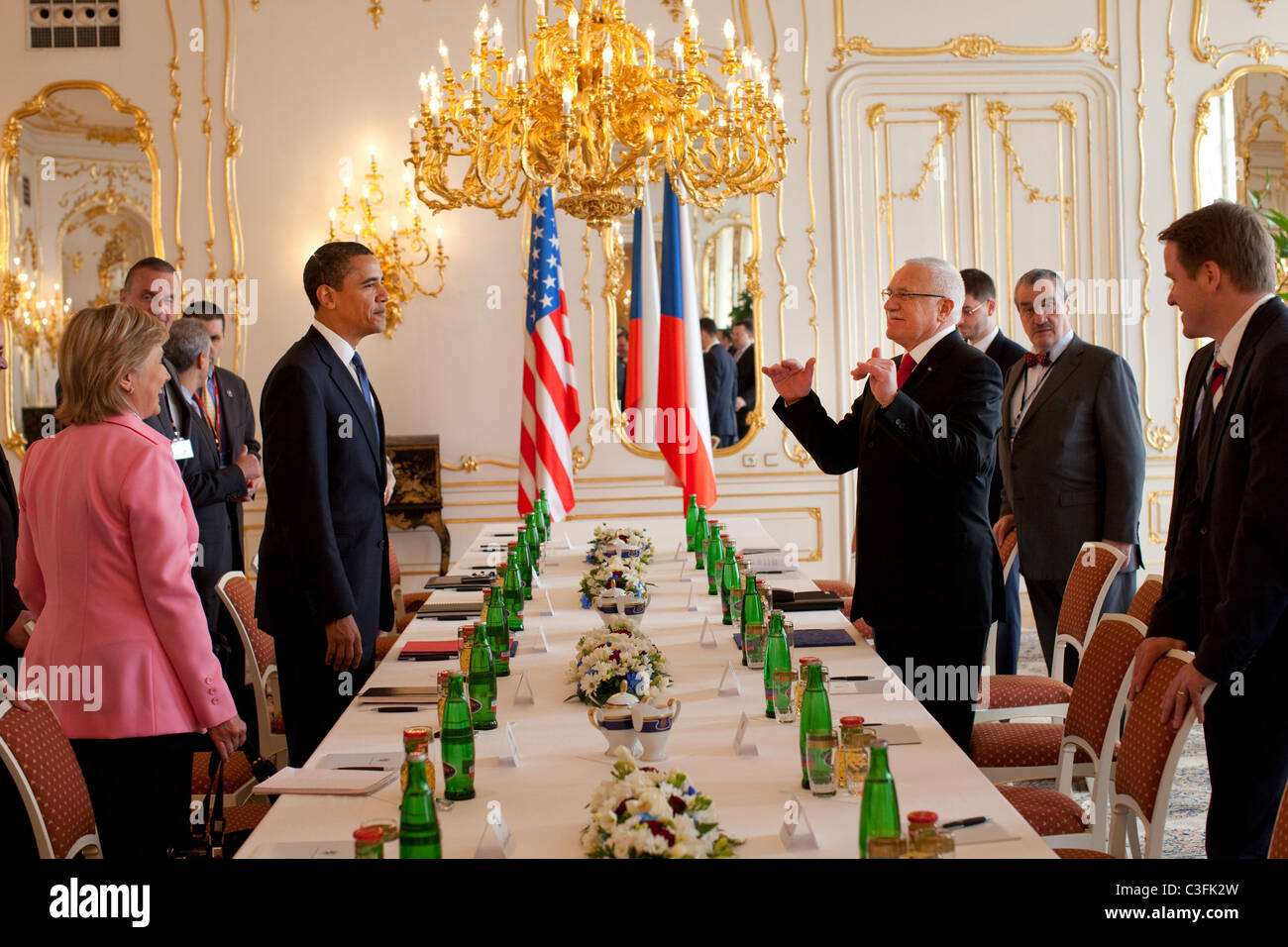 President Barack Obama is seen at a joint bilateral meeting with ...