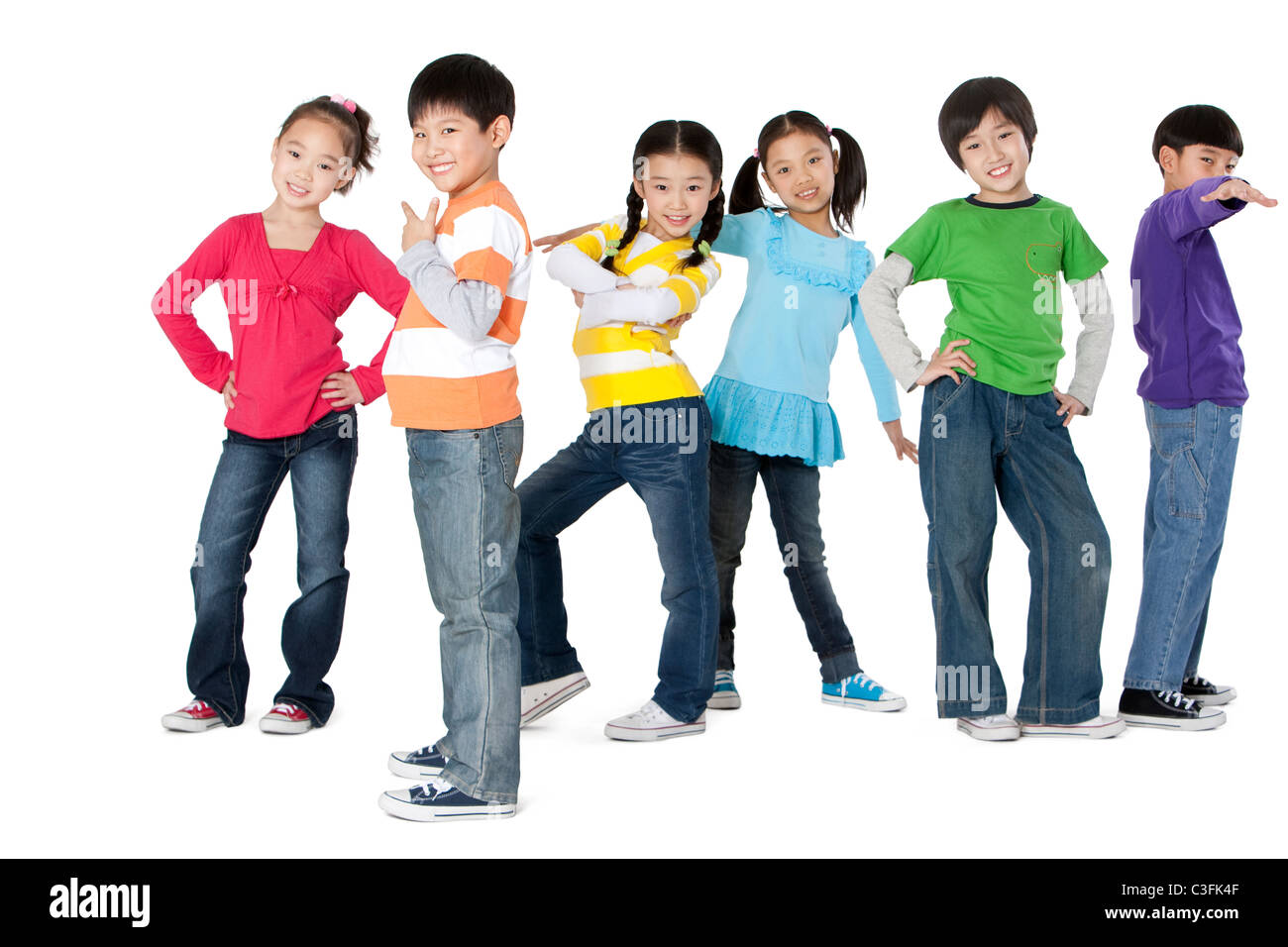 Children having fun posing Stock Photo - Alamy