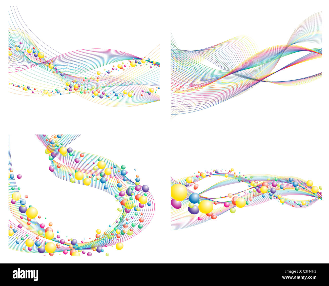 Colourful lines background for design use. Vector illustration Stock ...