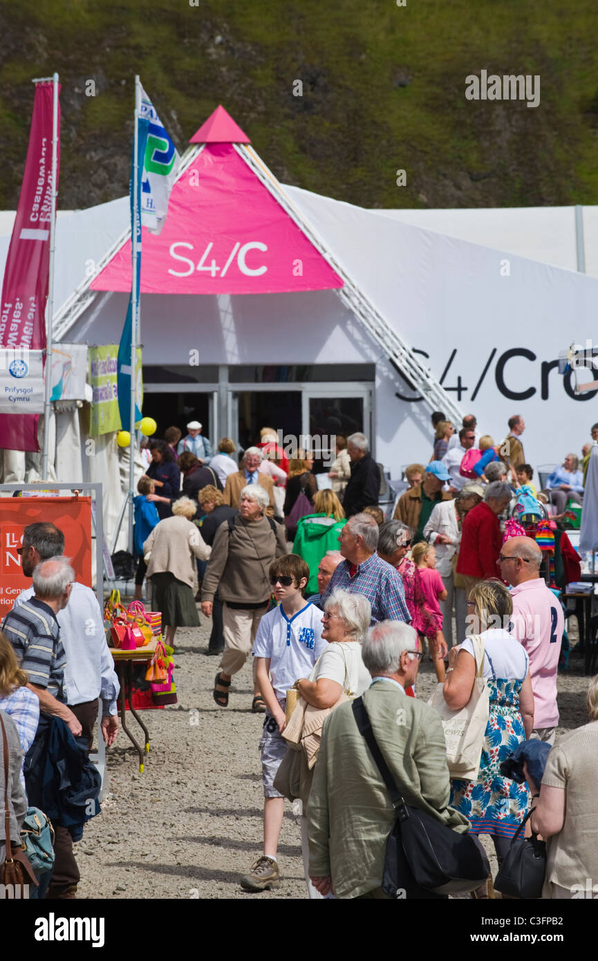 S4C Welsh language television channel pavilion at National Eisteddfod ...