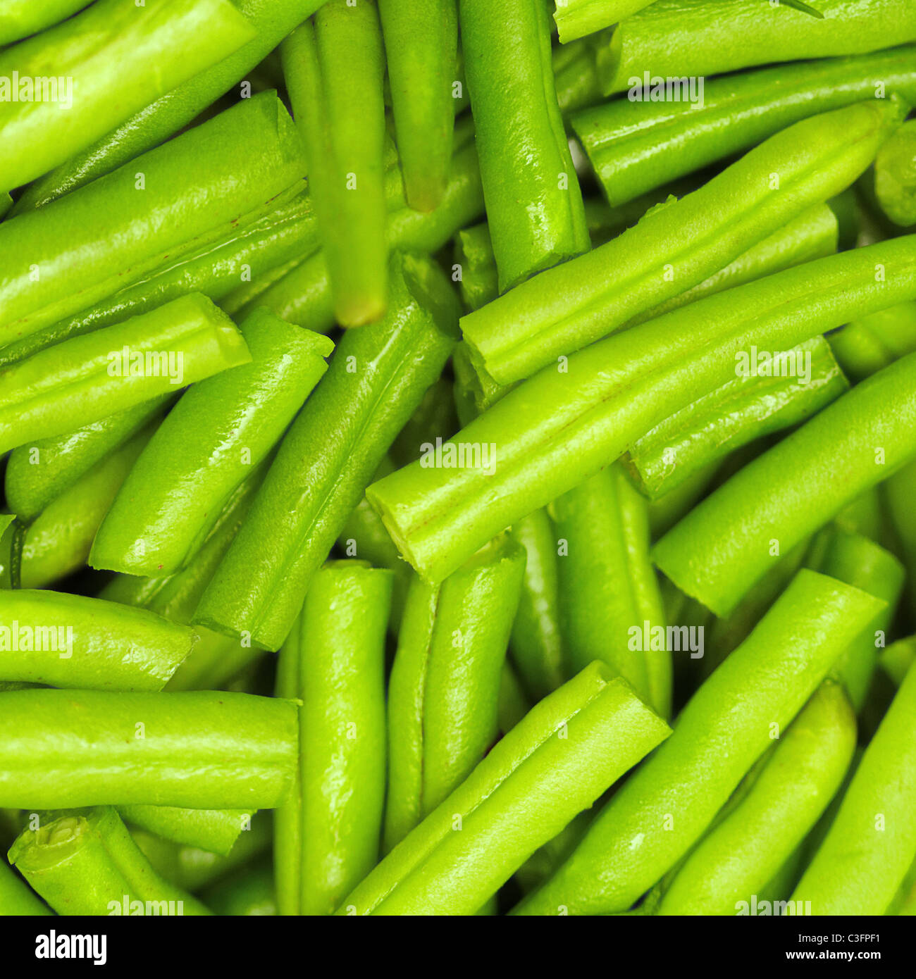 String beans as a background Stock Photo - Alamy