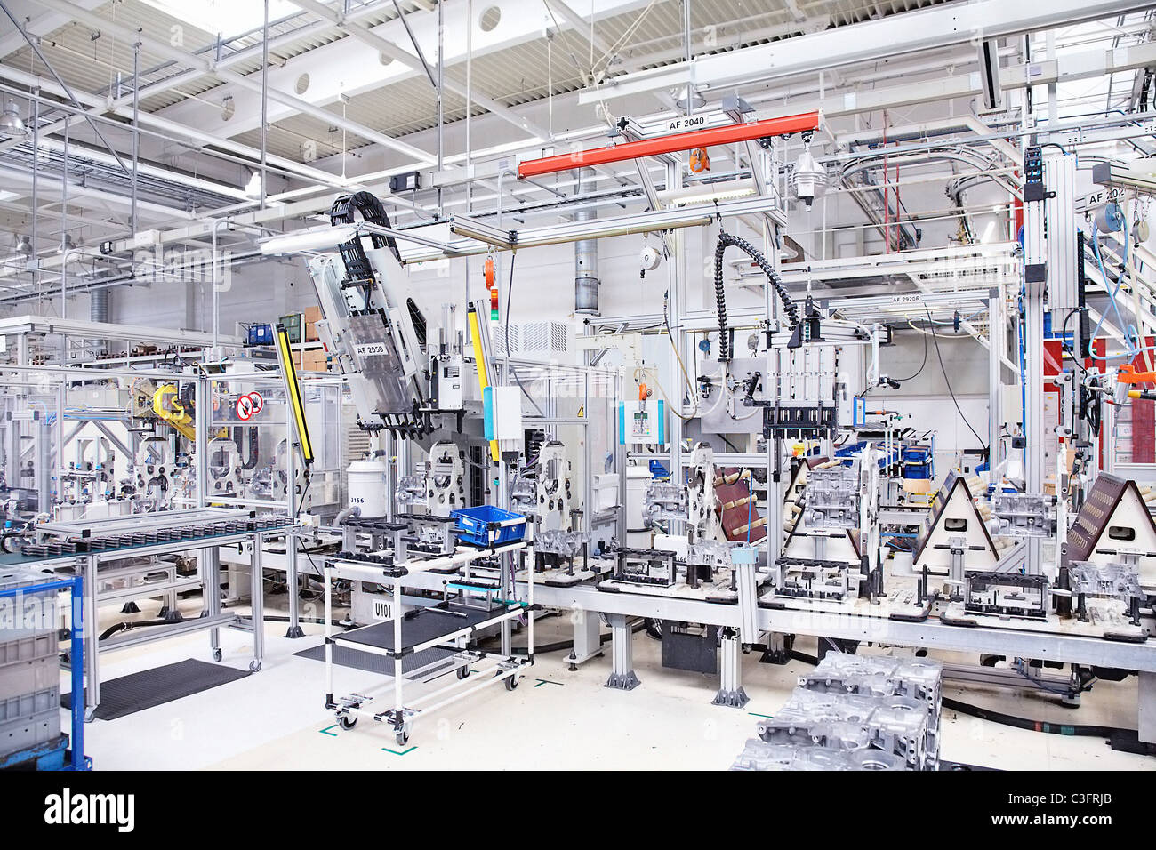 manufacturing parts for car engine Stock Photo - Alamy