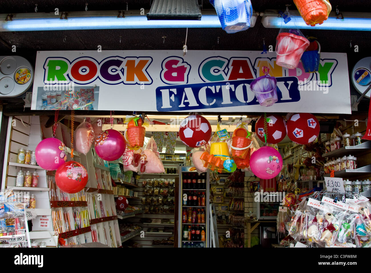 5.5.2011 Rock & Candy Shop Blackpool,England © Stock Photo - Alamy
