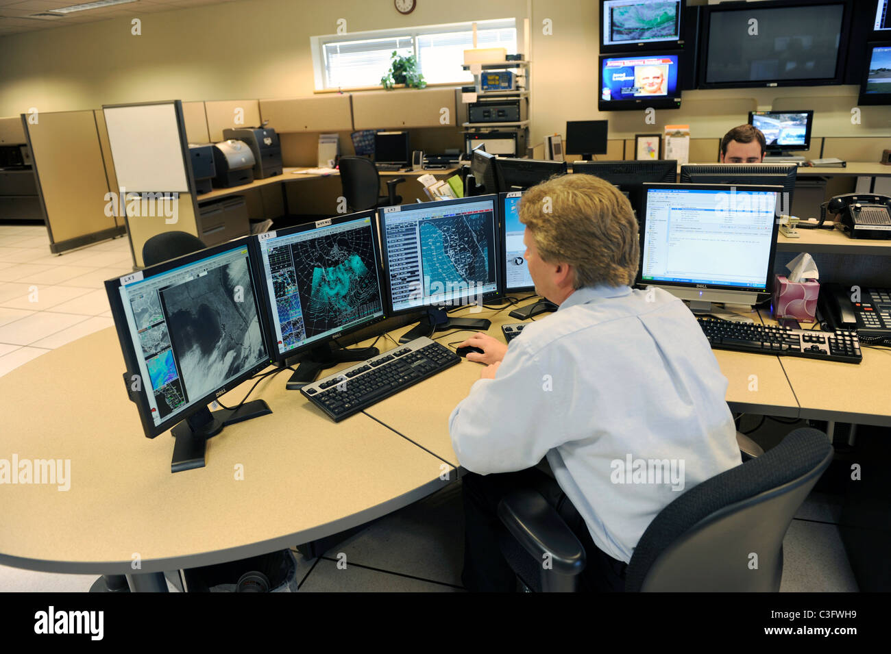 Radar doppler Meteorologist work area plan study studies map maps ...