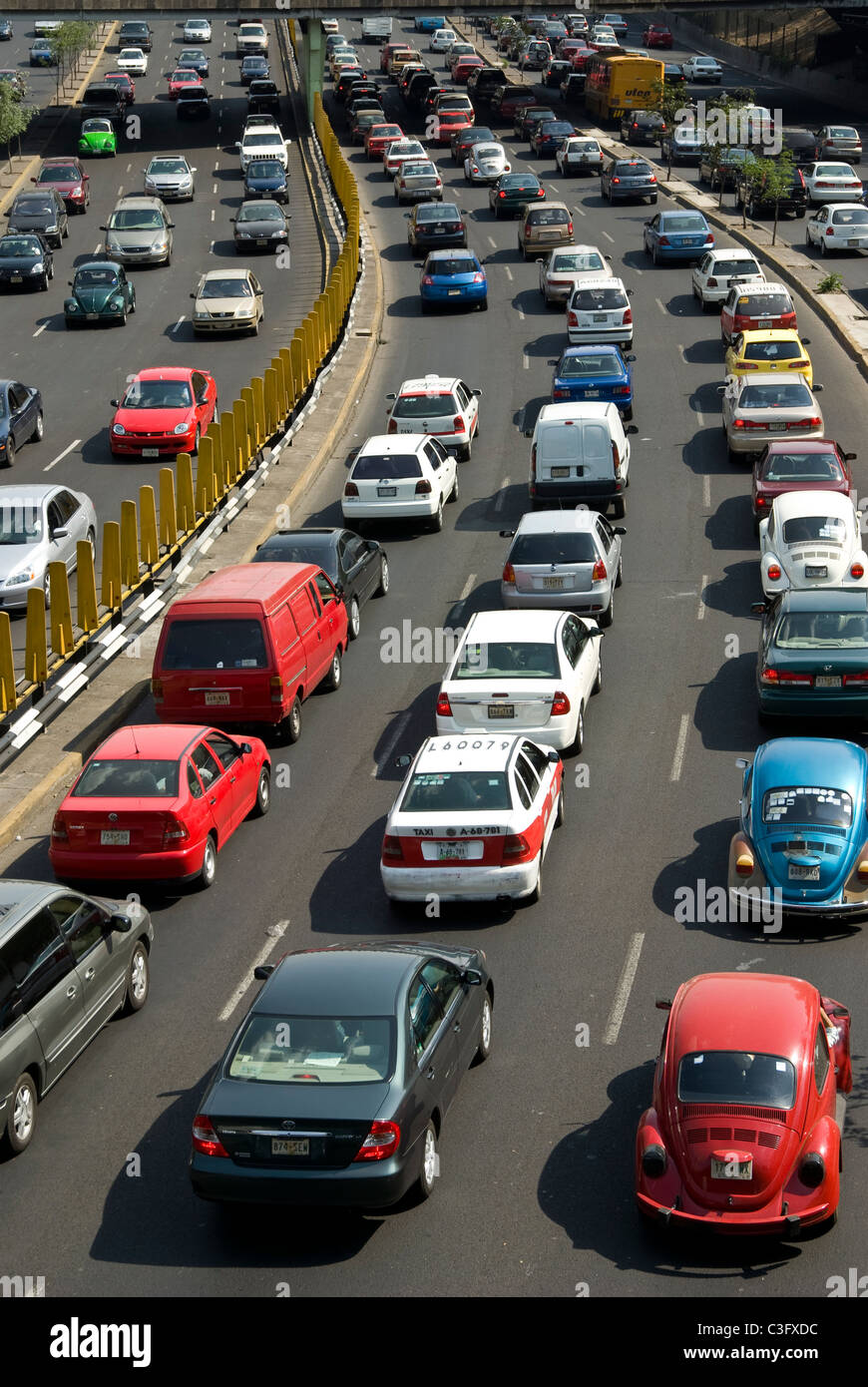 Traffic jam in mexico city hi-res stock photography and images - Alamy