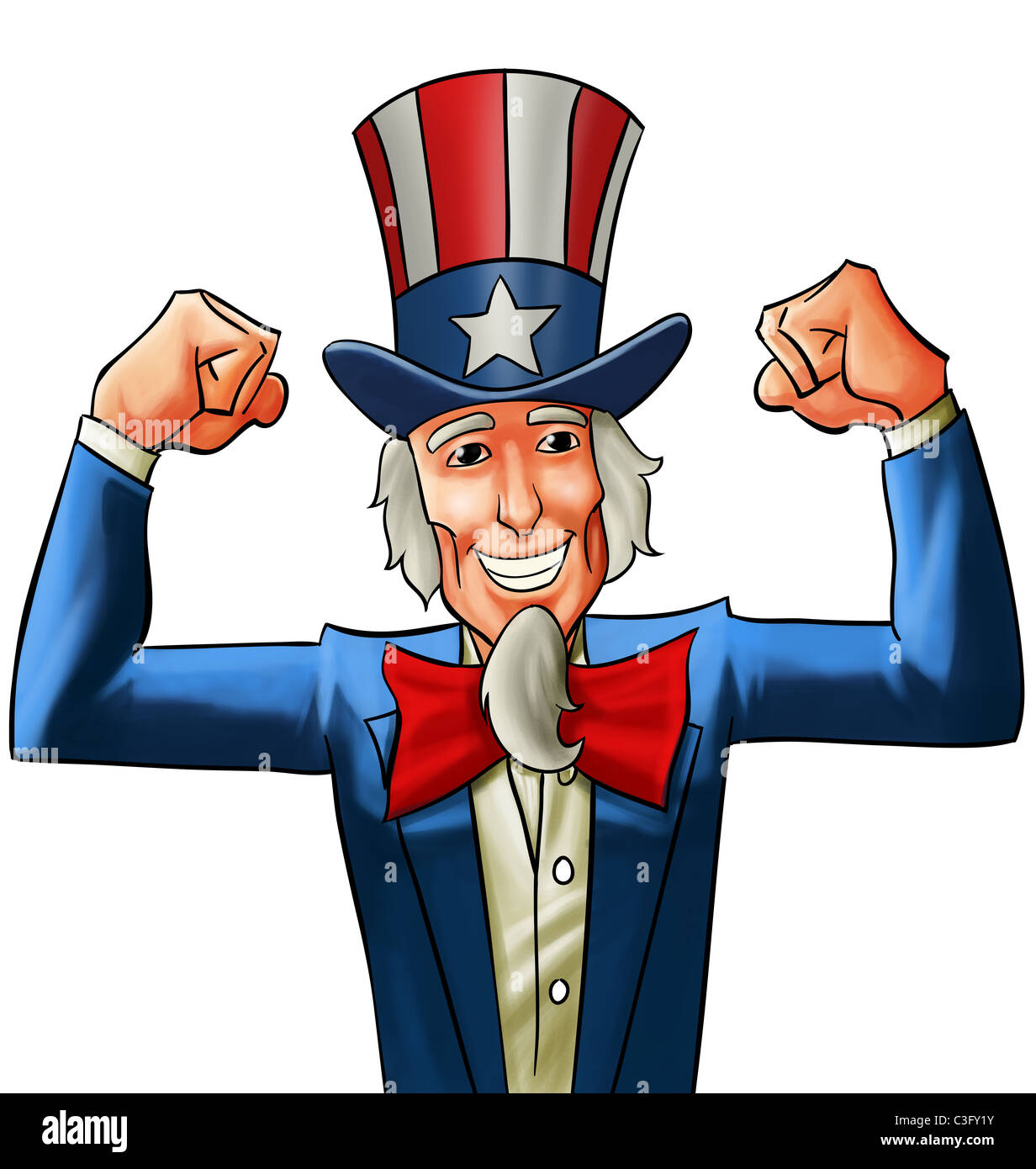 American uncle sam man cartoon hi-res stock photography and images - Alamy