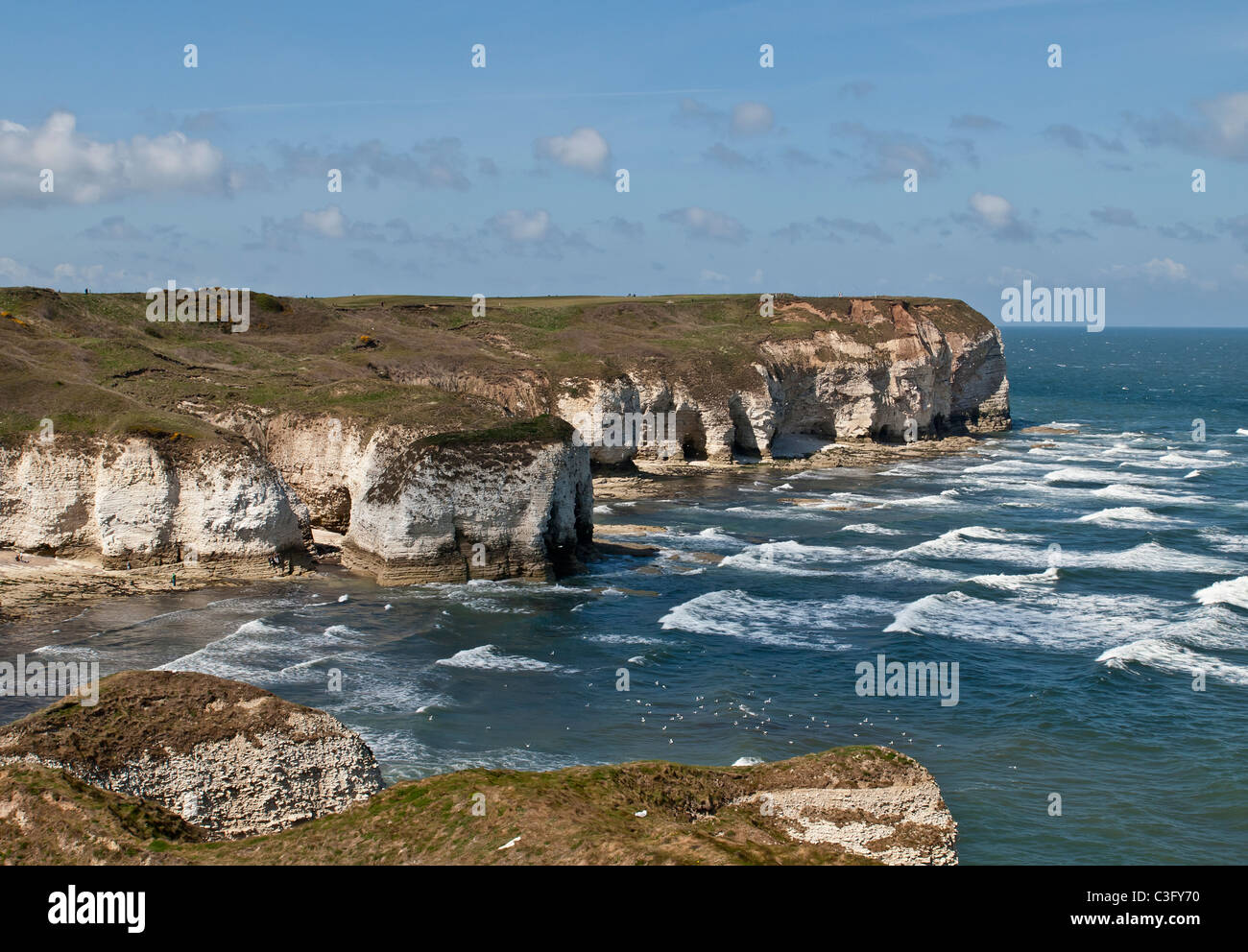 Selwicks Bay Flamborough Head East Yorkshire UK Stock Photo - Alamy