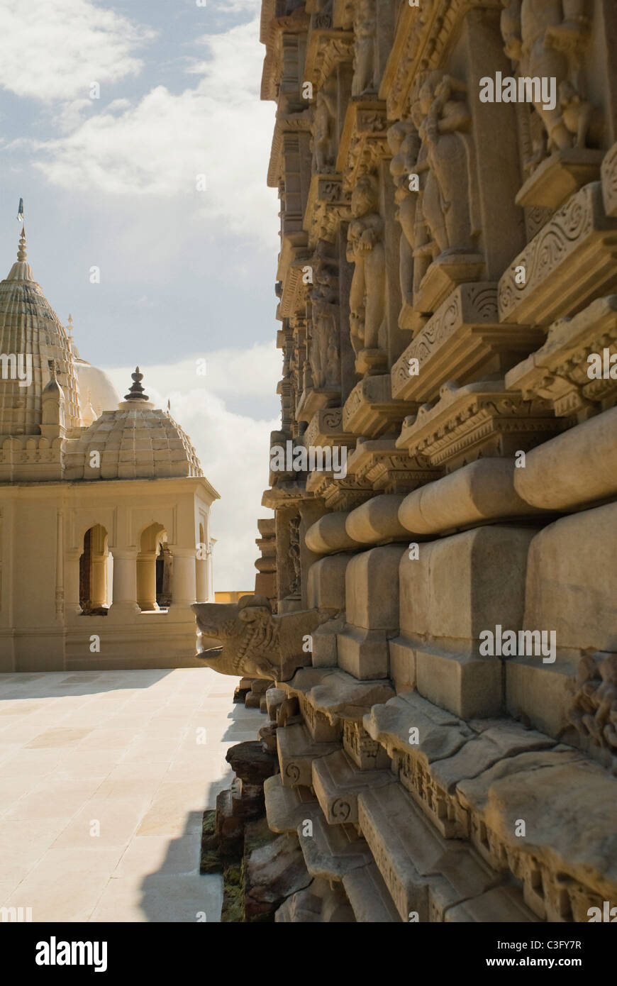 Temples, Khajuraho, Chhatarpur District, Madhya Pradesh, India Stock ...