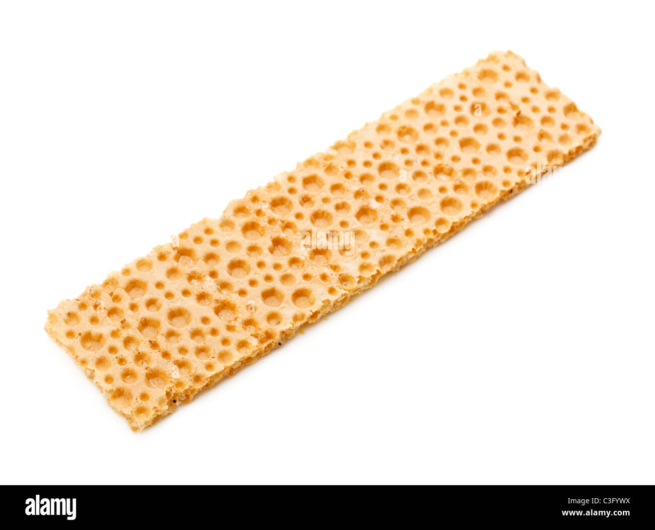 healthy crunchy cracker isolated on white background Stock Photo - Alamy