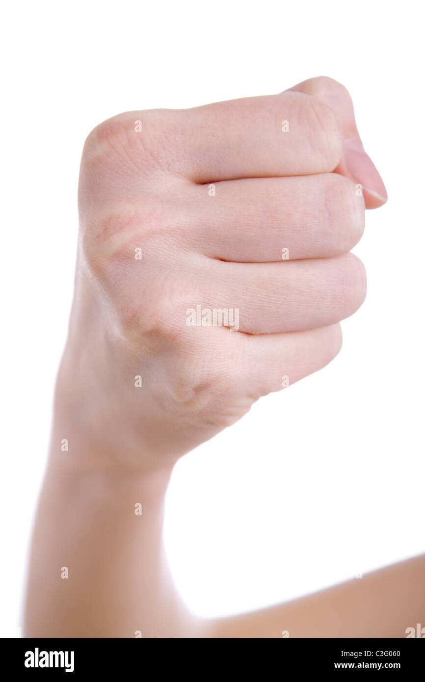 Female Arm And Clenched Fist High Resolution Stock Photography and ...