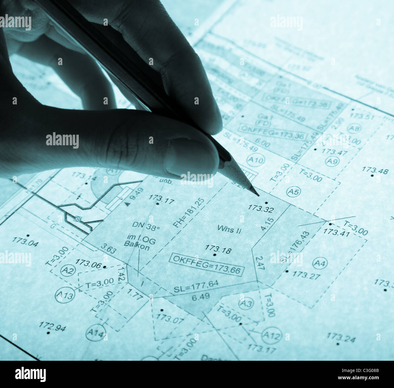 Architect pencil drawings hi-res stock photography and images - Alamy