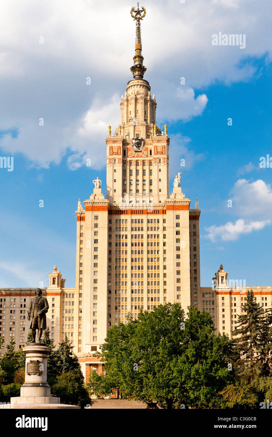 Moscow State University, Sparrow Hills, Moscow, Russian Federation ...