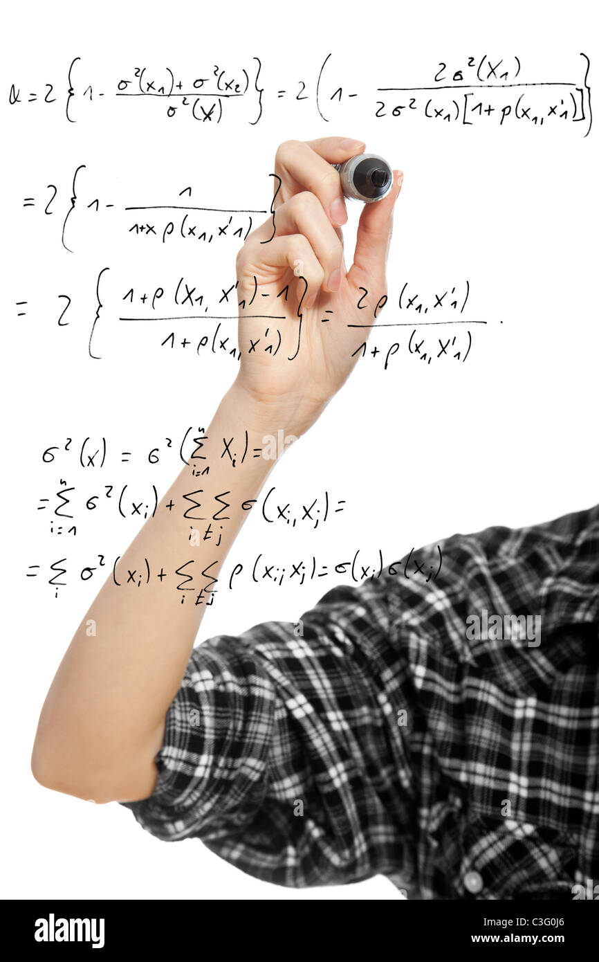 Mathematical formulae hi-res stock photography and images - Alamy