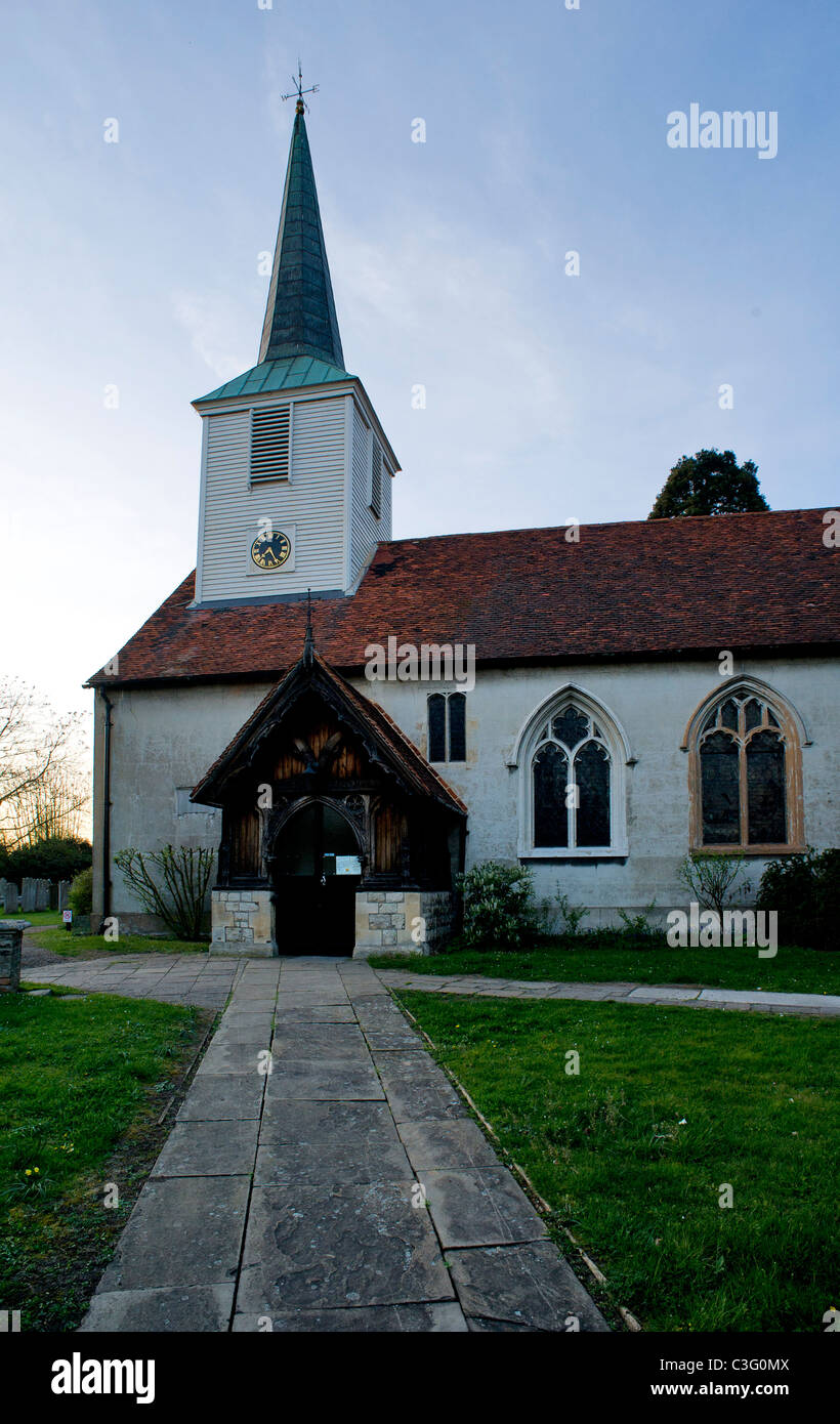 St Mary's Church High Road Chigwell Epping Forest Essex England Stock ...