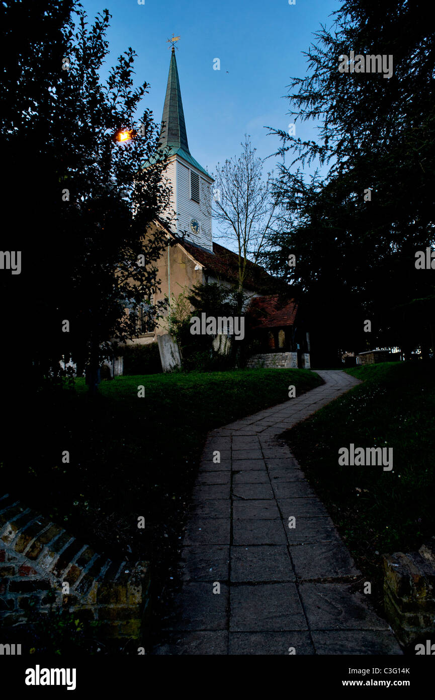 St Mary's Church High Road Chigwell Epping Forest Essex England Stock ...