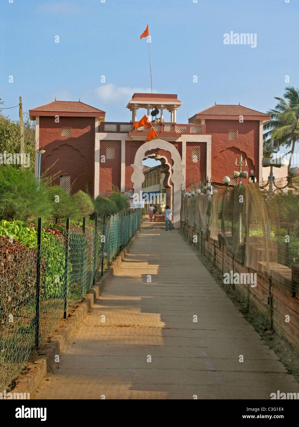 Entrance at Ganapati-pule temple of God Ganesha, Pule, Ratnagiri ...