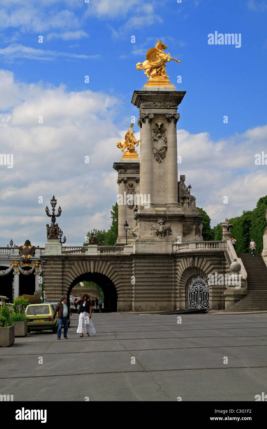 Pont Alexandre III, Paris, France. The Alexander Bridge was built ...