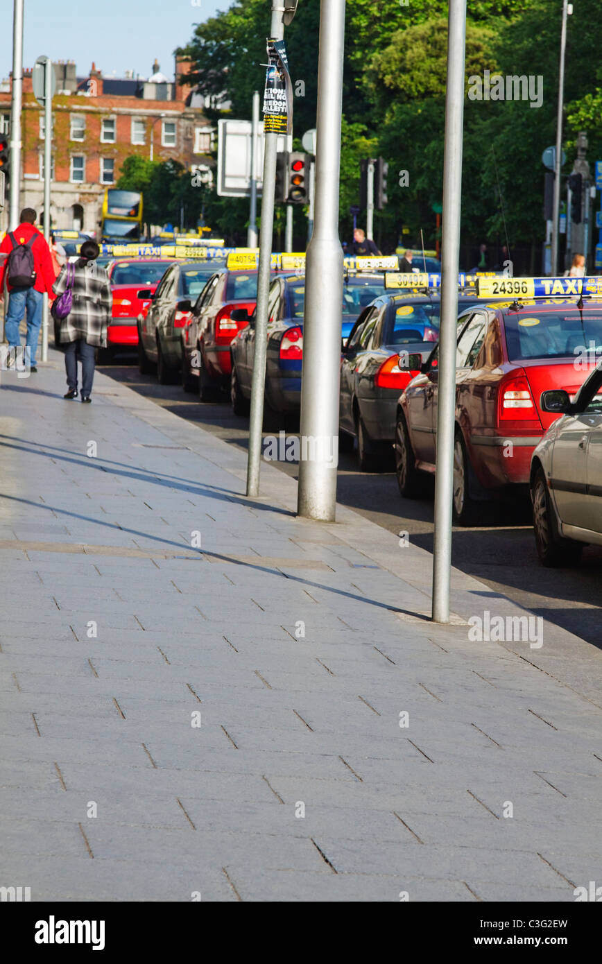 Traffic jam in a city, Dublin, Republic of Ireland Stock Photo - Alamy