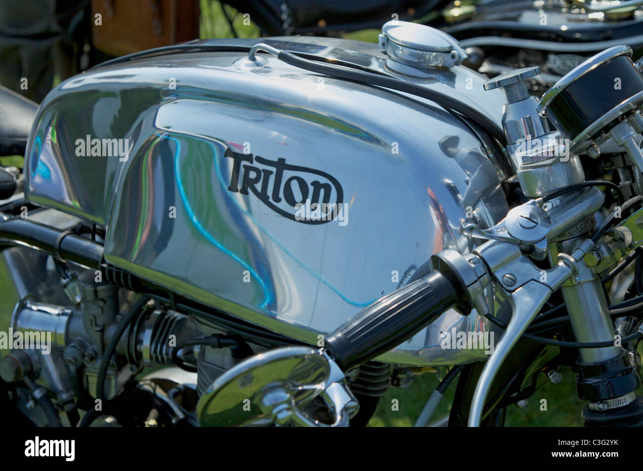 Triton motorcycle. Not production. Customers bought the Triumph engine ...