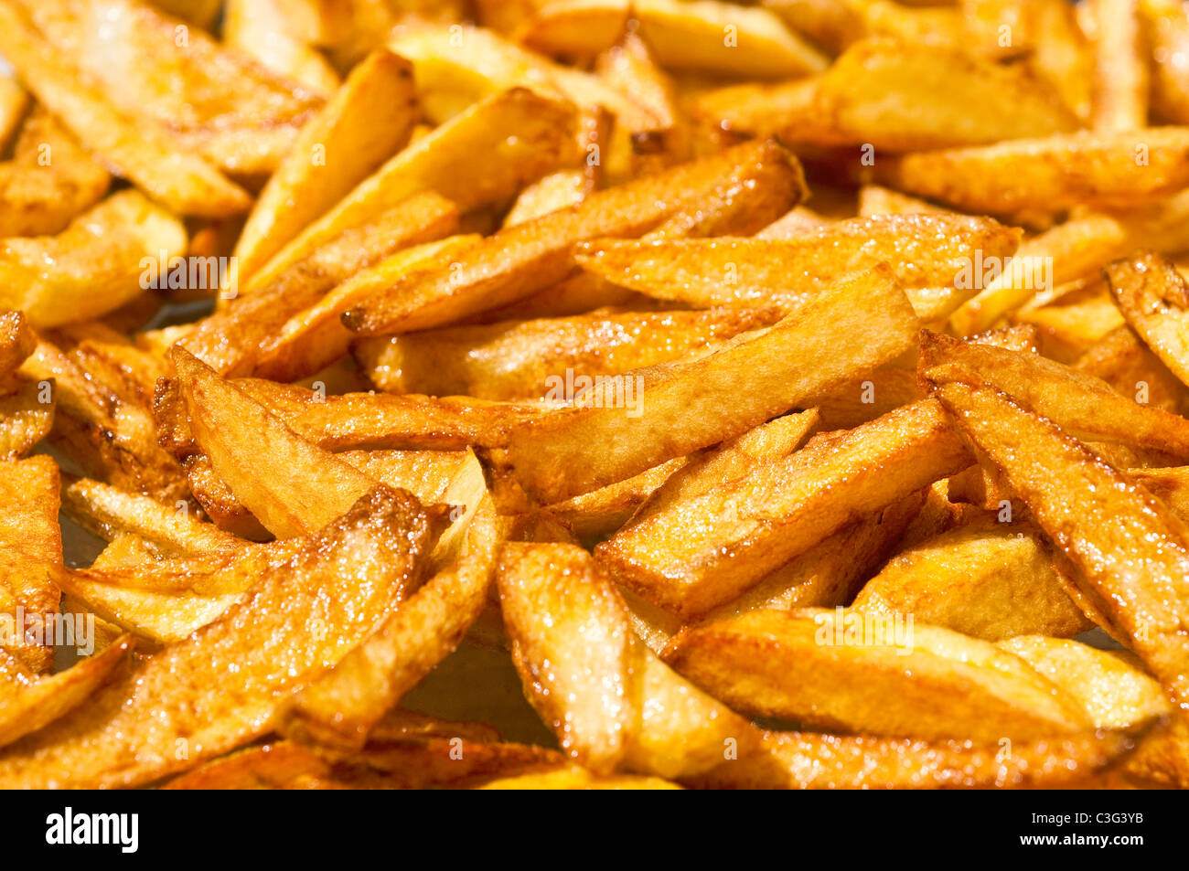 Home-made crispy chips - France Stock Photo - Alamy
