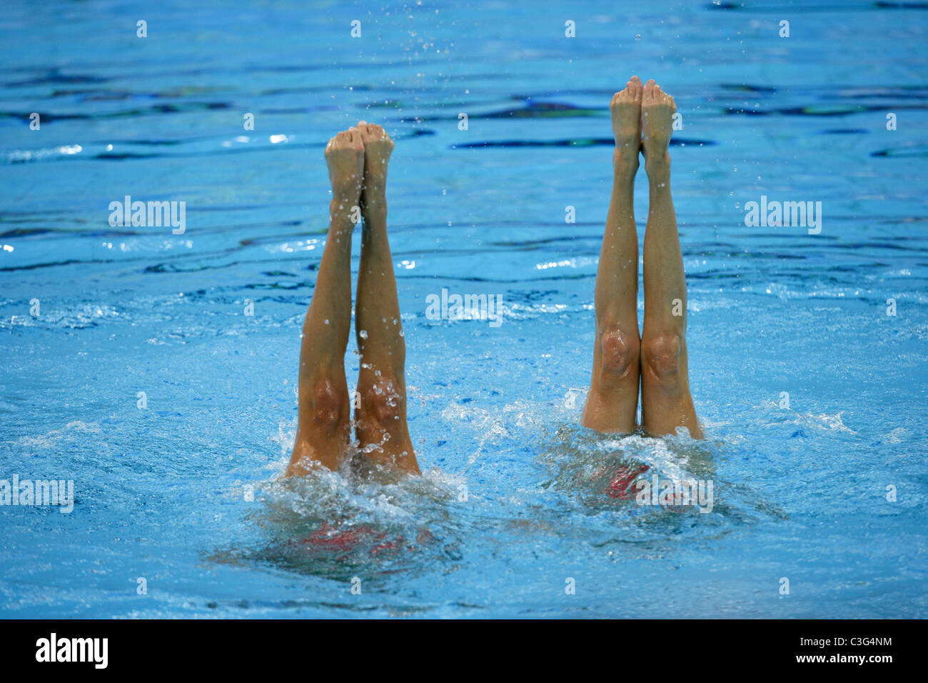 Synchronized swimming legs hi-res stock photography and images - Alamy