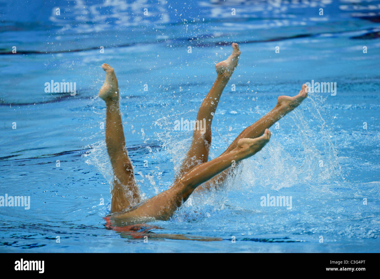 Synchronized swimming legs hi-res stock photography and images - Alamy