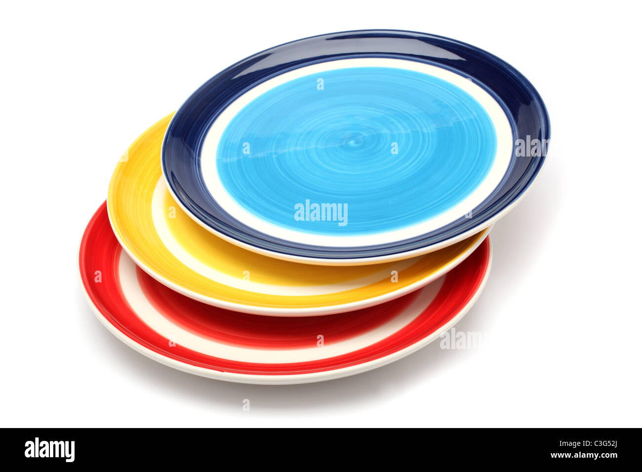 pile plate porcelain Stock Photo - Alamy