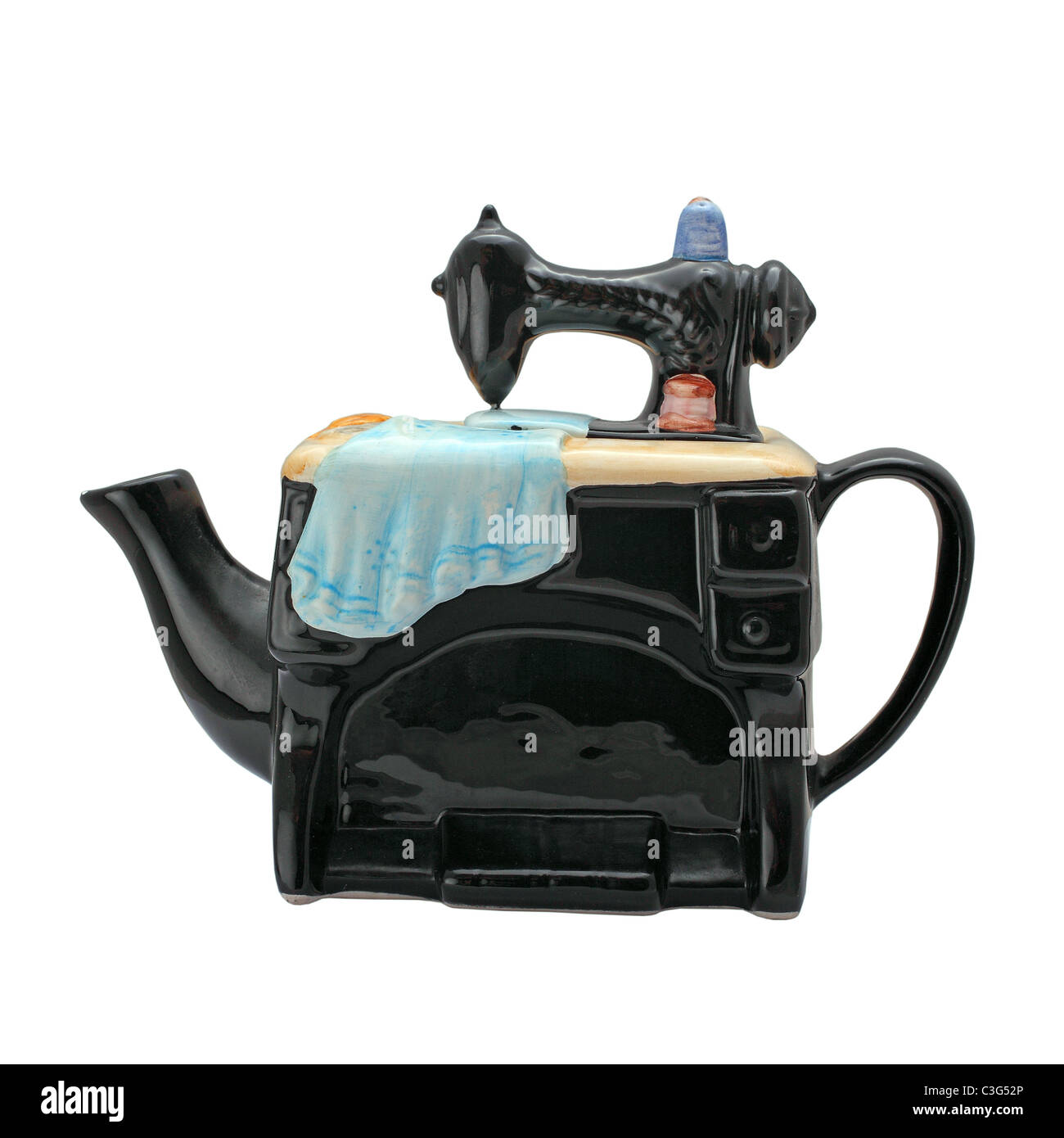 antique porcelain teapot Stock Photo - Alamy