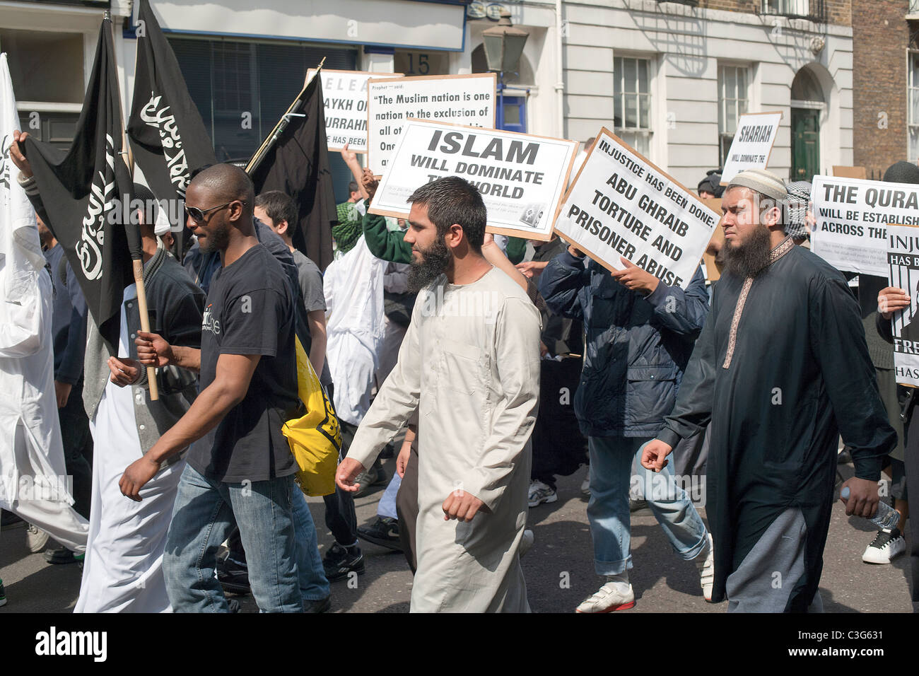 Islamic protest march, C. Friday 6th.May,2011 Stock Photo - Alamy