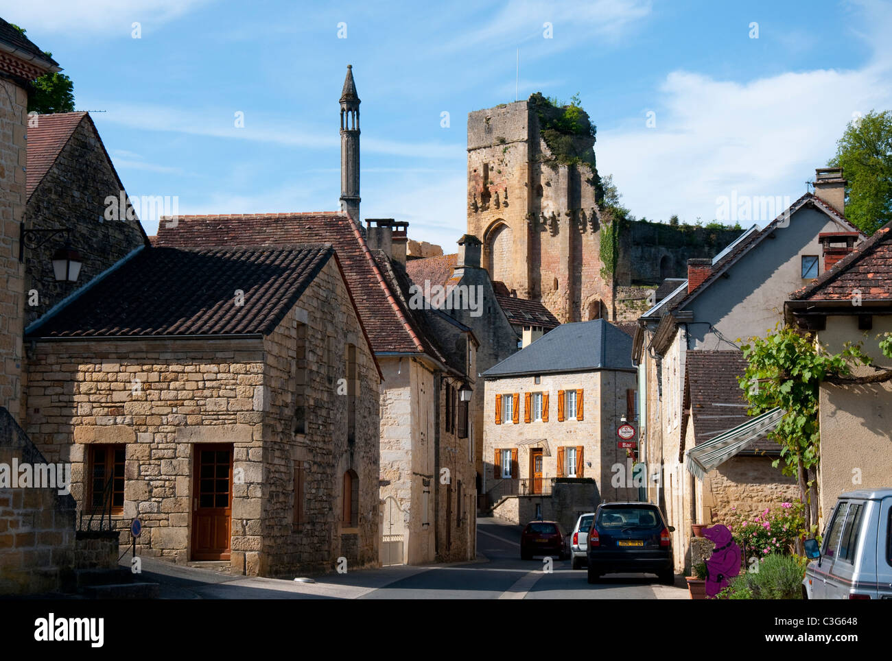 The Village of Carlux, Dordogne France EU Stock Photo - Alamy