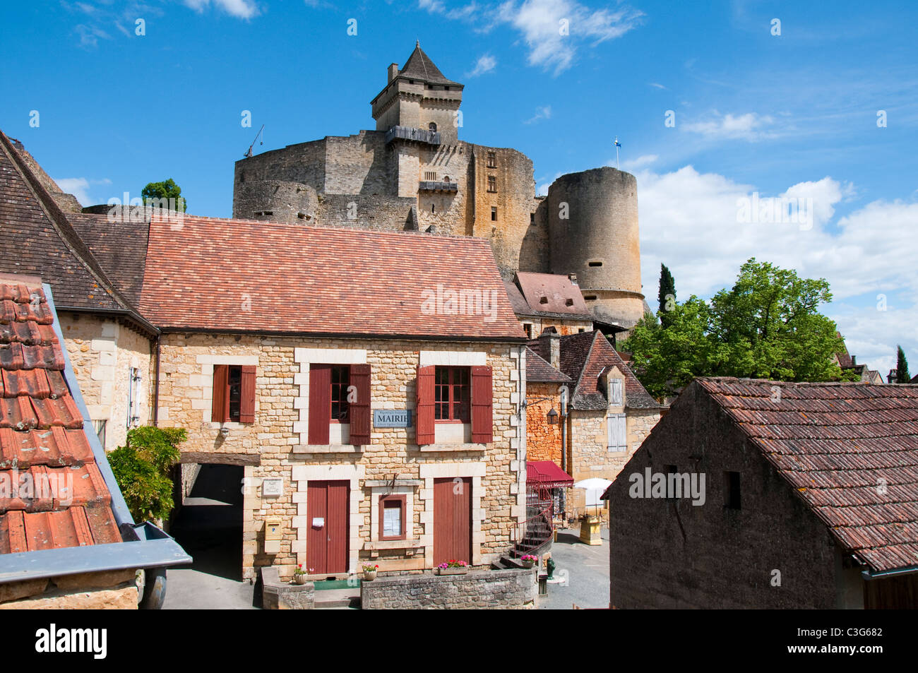 Chateau de Castelnaud-la-Chapelle, Dordogne France EU Stock Photo - Alamy