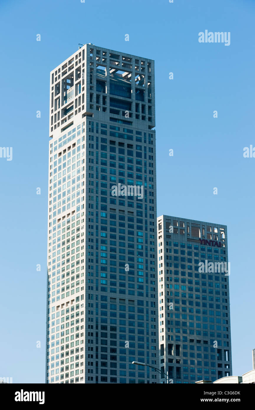 Yintai office tower, Chaoyang District, Beijing, China, Asia Stock ...
