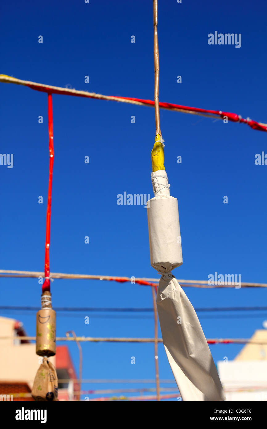 fireworks gunpowder firecrackers from Spain celebration Stock Photo - Alamy