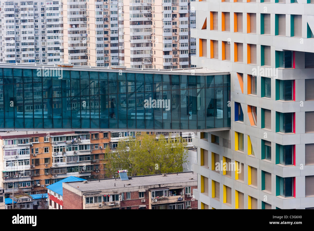 Moma Linked Hybrid complex by architect Steven Holl, 2009, Dongzhimen ...